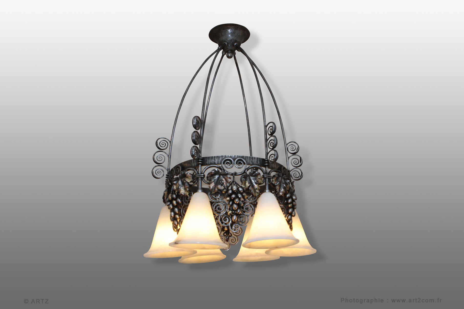 Lustres art déco GALERIE ARTZ